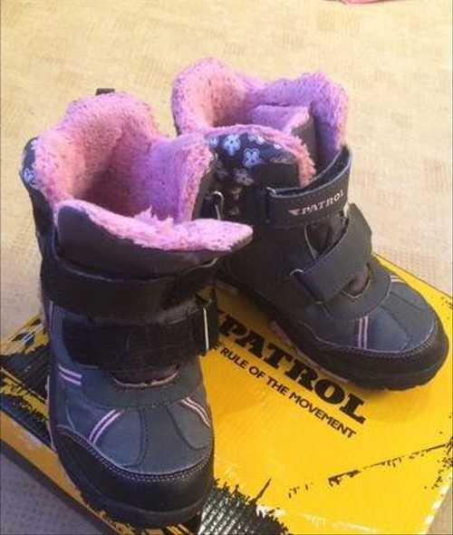 Зимние ботинки для девочки Patrol р.34