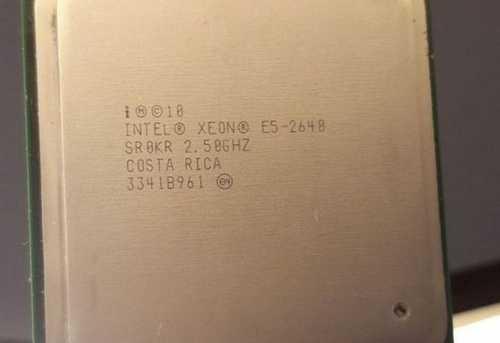 Процессор Intel Xeon e5-2640 2.5 ггц