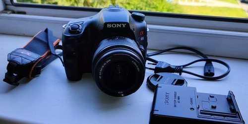 Зеркальный фотоаппарат sony SLT A65+SAL1855