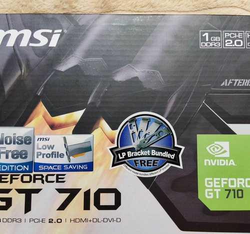 Видеокарта nvidia Geforce GT 710. 1GB DDR3