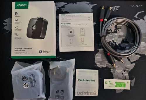 Ugreen Bluetooth 5,1 RCA приемник AptX HD