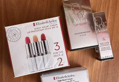 Бальзам для губ Dior , Elizabeth arden