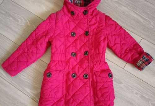 Пальто куртка для девочки 4-6 лет