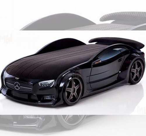 Детская кровать машина 3D mercedes