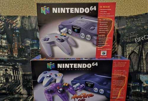 Nintendo 64 новые комплекты двух регионов