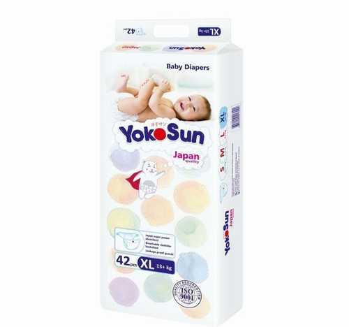 Подгузники yokosun xl 42