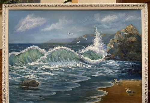 Картина маслом "Море"