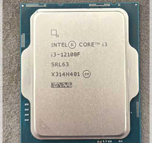 Процессор intel core i3 12100f