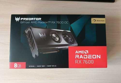 Видеокарта Acer Predator RX7600 8GB OC (Гарантия)