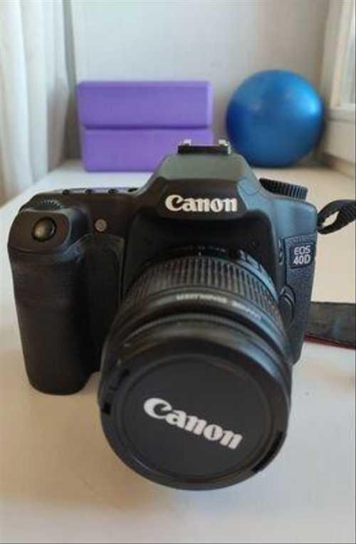 Фотоаппарат Canon EOS 40D DS126171 + Доп. объектив