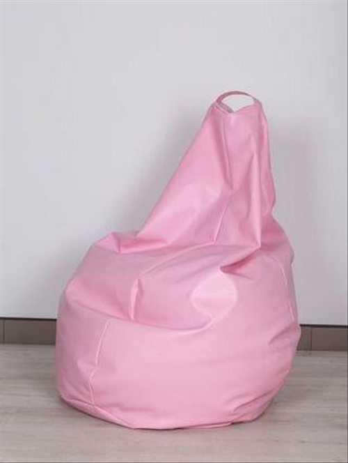 Кресло-мешок Комфорт, 3XL, Экокожа, розовый