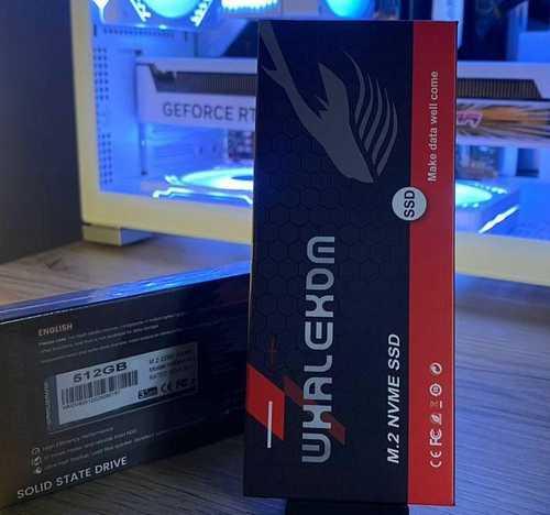 SSD Whalekom M.2 nvme 512GB 2000 мб/с