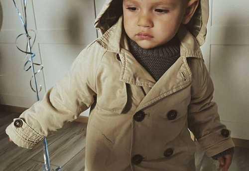 Тренч плащ пальто детский zara