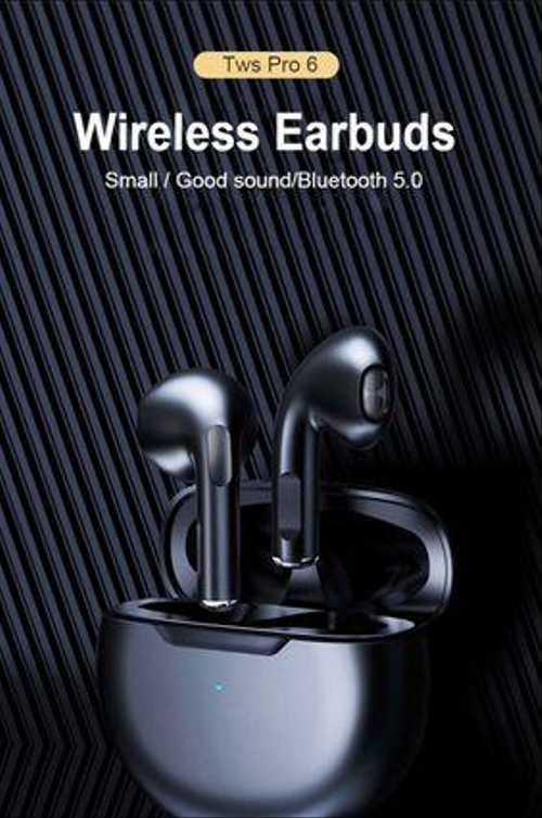 Air Pro 6 TWS Bluetooth наушники 5,0 стерео