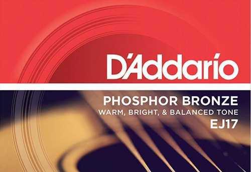 D'Addario EJ17 13-56 Phosphor Bronze Me. (Новый)