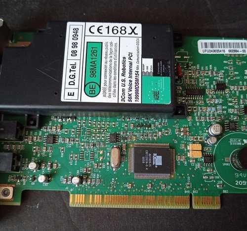 56K PCI voice data and fax modem