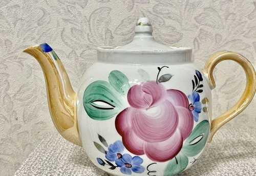 Чайник заварочный Дулево роспись агашки