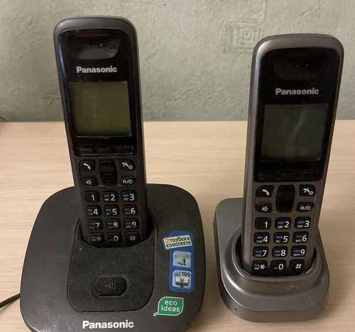 Panasonic kx tg6411ru, 2 трубки