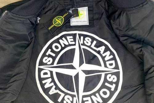 Бомбер Stone Island черный