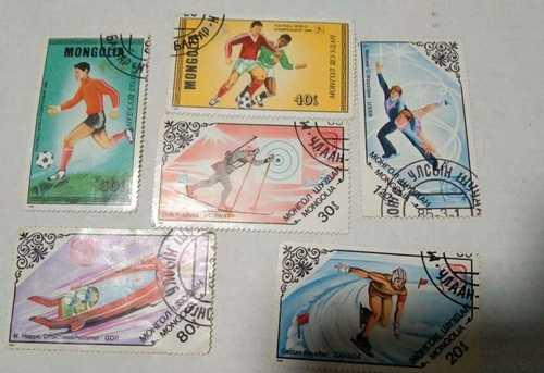 Почтовые марки Монголии