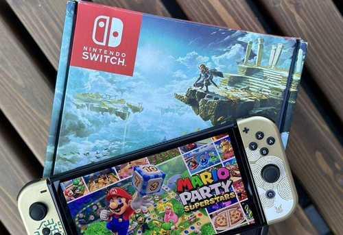 Новая Nintendo Switch Oled Limited Edition+Чип+256