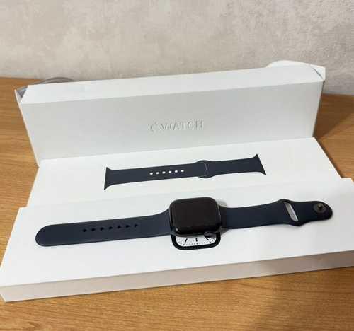 Часы apple watch 7 41 mm midnight