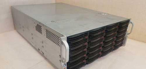 Корпус SuperMicro 4U 24+2HDD sc846be16-R740B, б/у