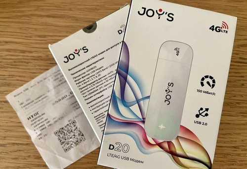 USB-модем Joy's D20 White 4G. Новые