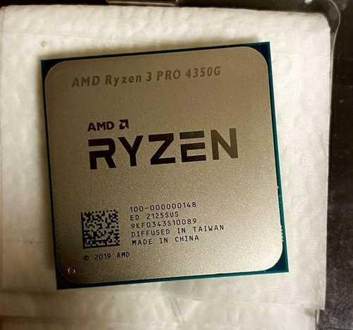 Процессор rayzen 3 pro 4350g