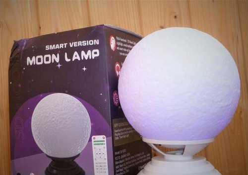 Смарт Bluetooth колонка-ночник "Moon Lamp"(Новая)