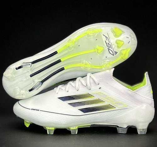 Бутсы adidas f50 adizero white