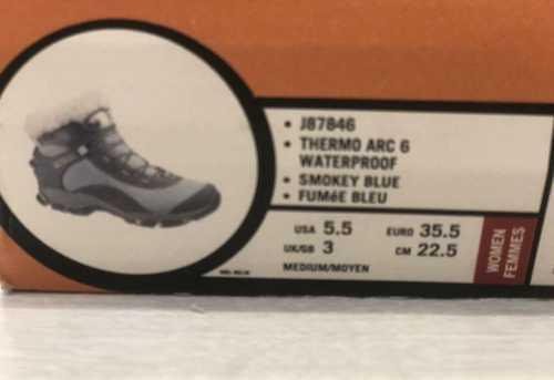 Ботинки зимние merrell