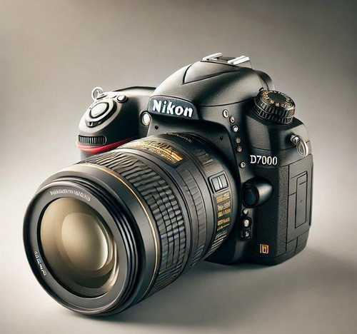 Nikon D7000 с объективом Nikkor 18-105, зеркальный