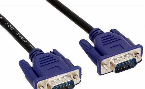 Кабель для монитора VGA, 1.8 метра, экранирован