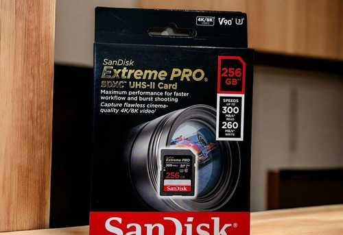 SanDisk Extreme PRO sdxc UHS-II 256GB V90 300MB/s