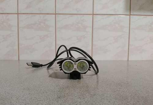 Светодиодный велосипедный фонарь USB
