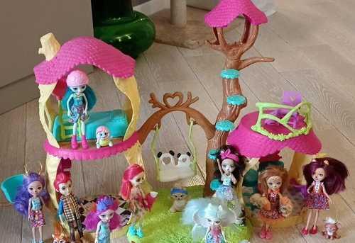 Кукольный домик Enchantimals в комплекте с куклами