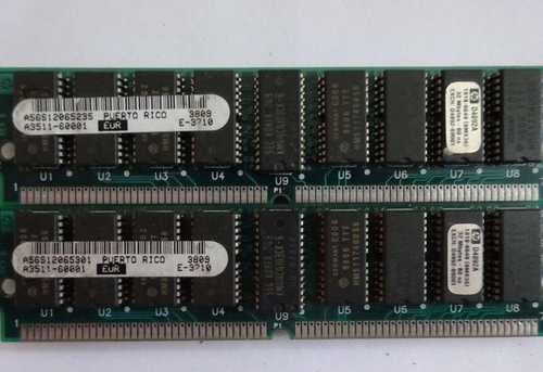 Ретро память simm 72 pin комплект 64Mb (2x32Mb) #1