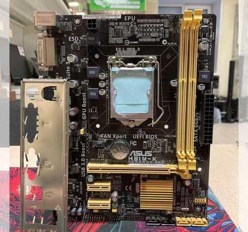 Материнская плата asus H81M-K, LGA 1150