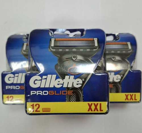 Сменные кассеты Gillette Proglide 12