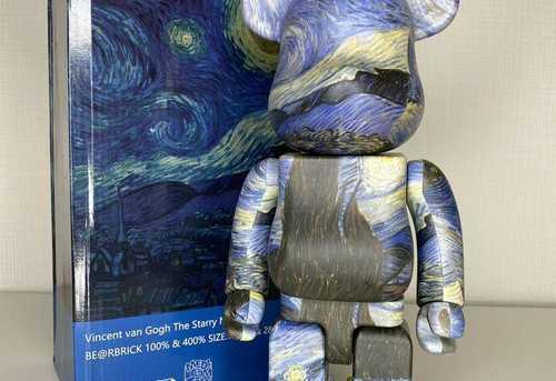 Bearbrick 400 28 см Van Gogh Starlight Night