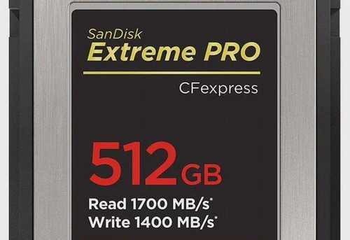 SanDisk CFexpress Type B 512GB. новый