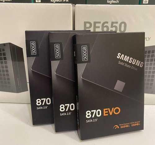 Новый жесткий диск SSD Samsung 870 EVO, 500Гб