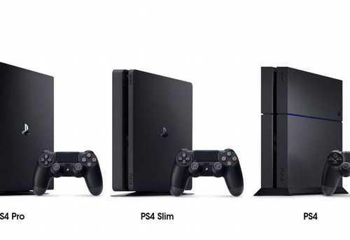 Прошитые Sony PlayStation 4 Fat / Slim / Pro игры
