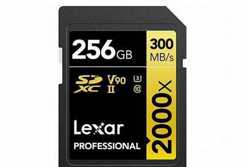 Карта памяти Lexar sdxc 256GB Professional 2000x