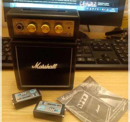 Гитарный комбоусилитель marshall mini