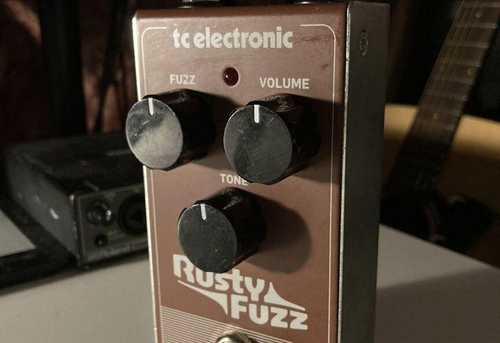 Педаль эффектов фуз (tc electronic rusty fuzz )