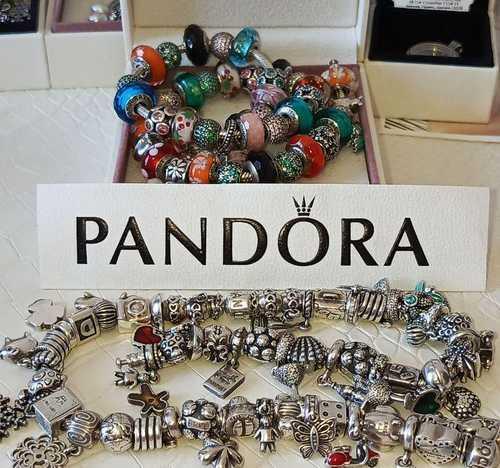 Pandora Шармы подвески муранки оригинал