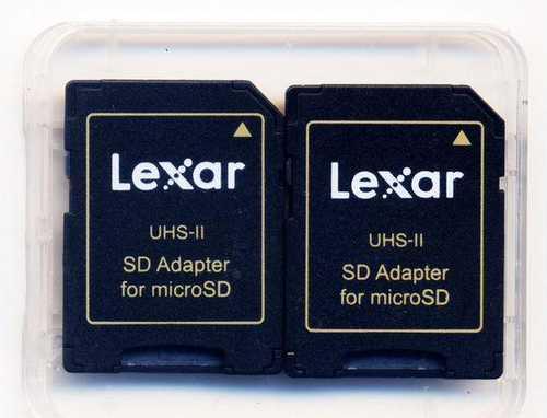 Адаптер adapter SD for microSD (2 шт.)