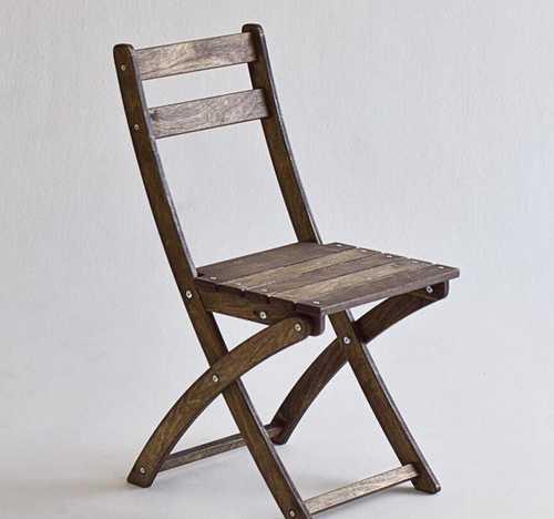 Деревянный стул складной аналог IKEA кофейный